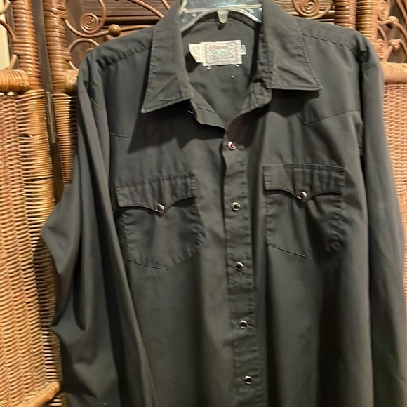 H Bar C | Shirts | Vintage 7s H Bar C Mr Tall Collection 737 Snap ...